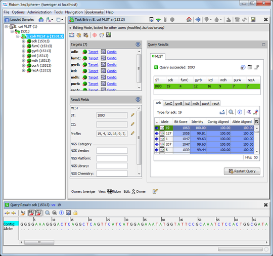 Task Entry Overview - Ridom Typer Documentation