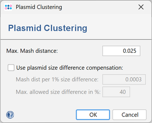 Plasmid Clustering - Ridom Typer Documentation